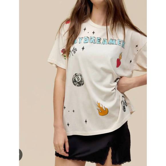 Daydreamer | Tops | New Daydreamer Sketches Merch Tee In Dirty White | Poshmark